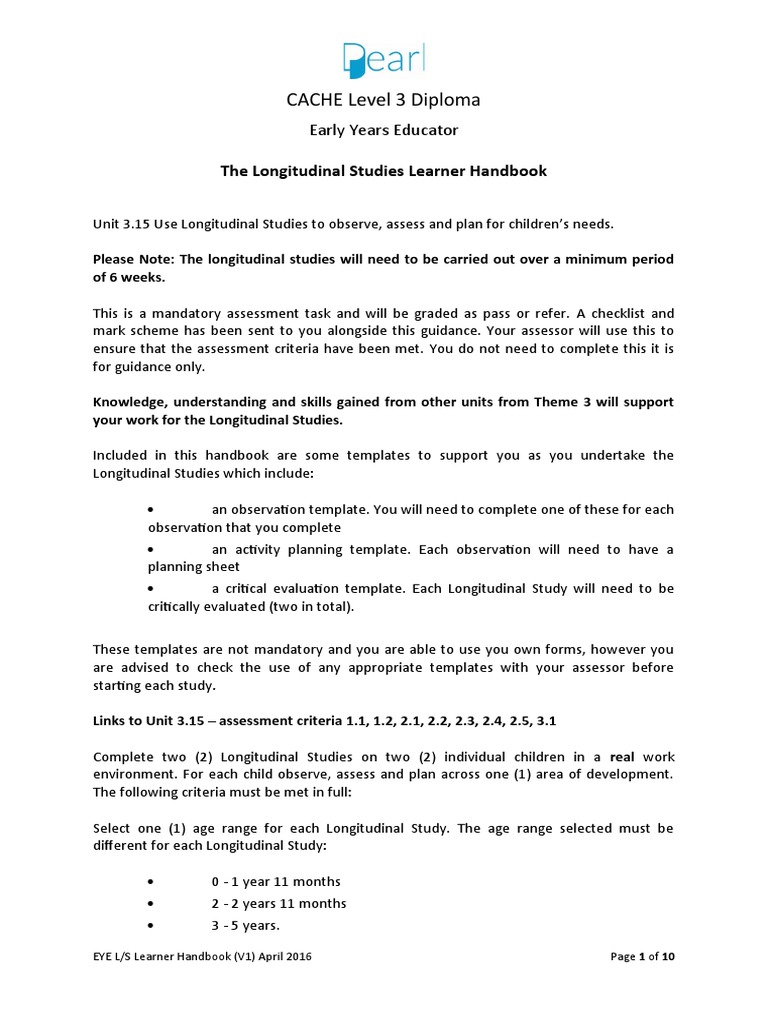 428-EYE LSTudy Learner Guide | PDF | Psychology | Neuropsychological ...