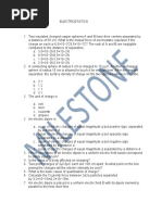 KCET 2025 Physics Electric Potential & Capacitance PYQs | PDF | Capacitance | Capacitor