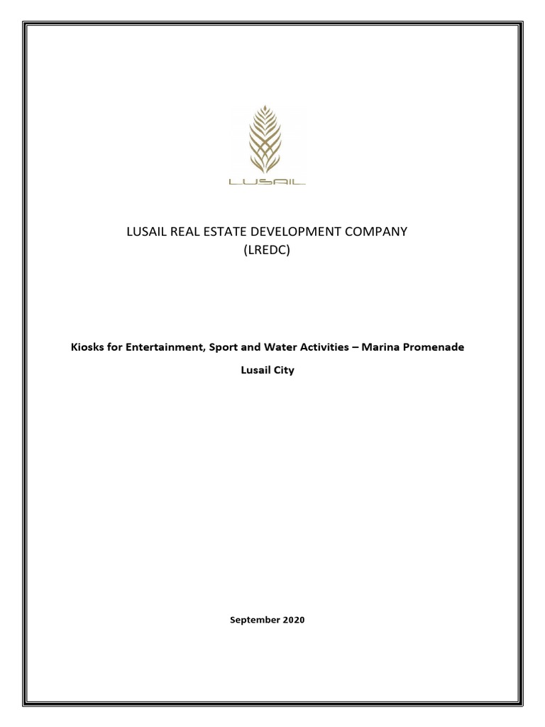 Lusail Real Estate Development Company (Lredc) | PDF | Lease | Renting