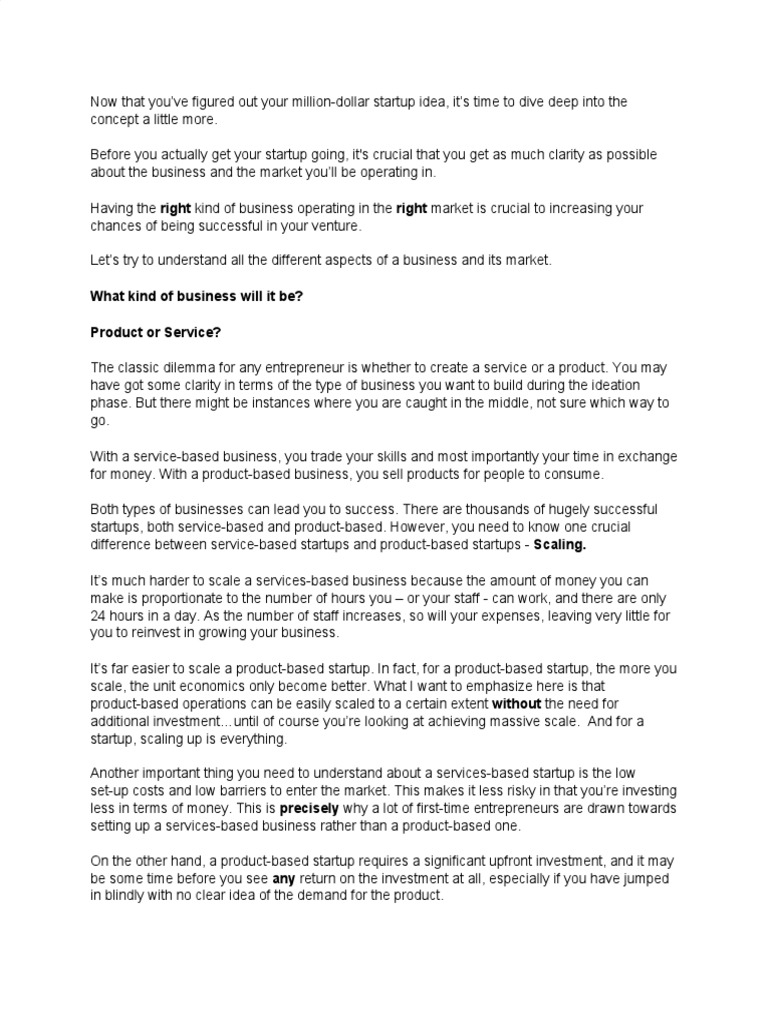Transcript Session 4 - Understanding Your Business and Market | PDF ...