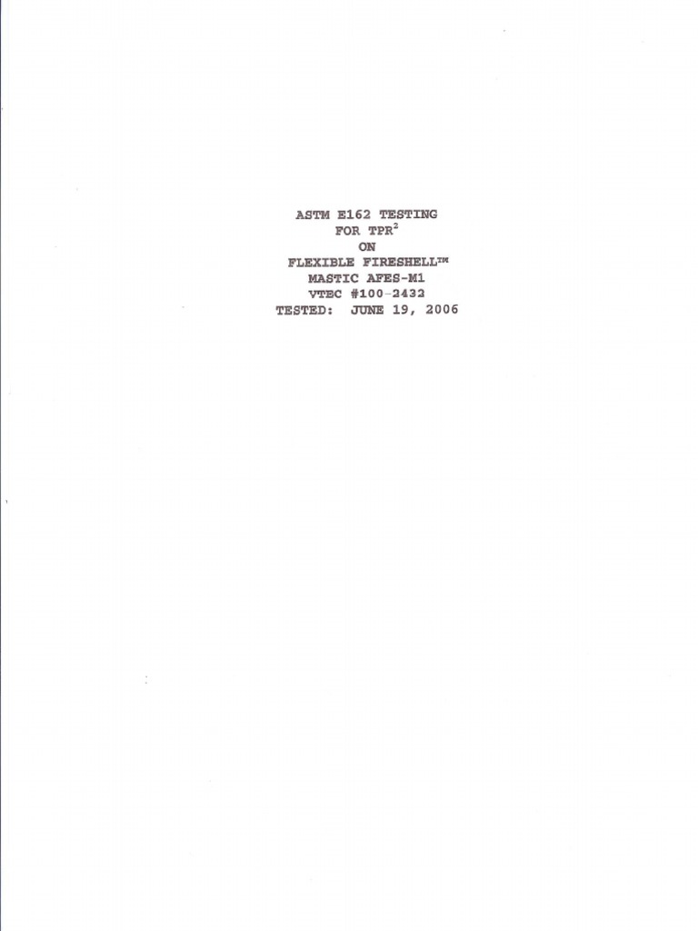Astm E162 | PDF