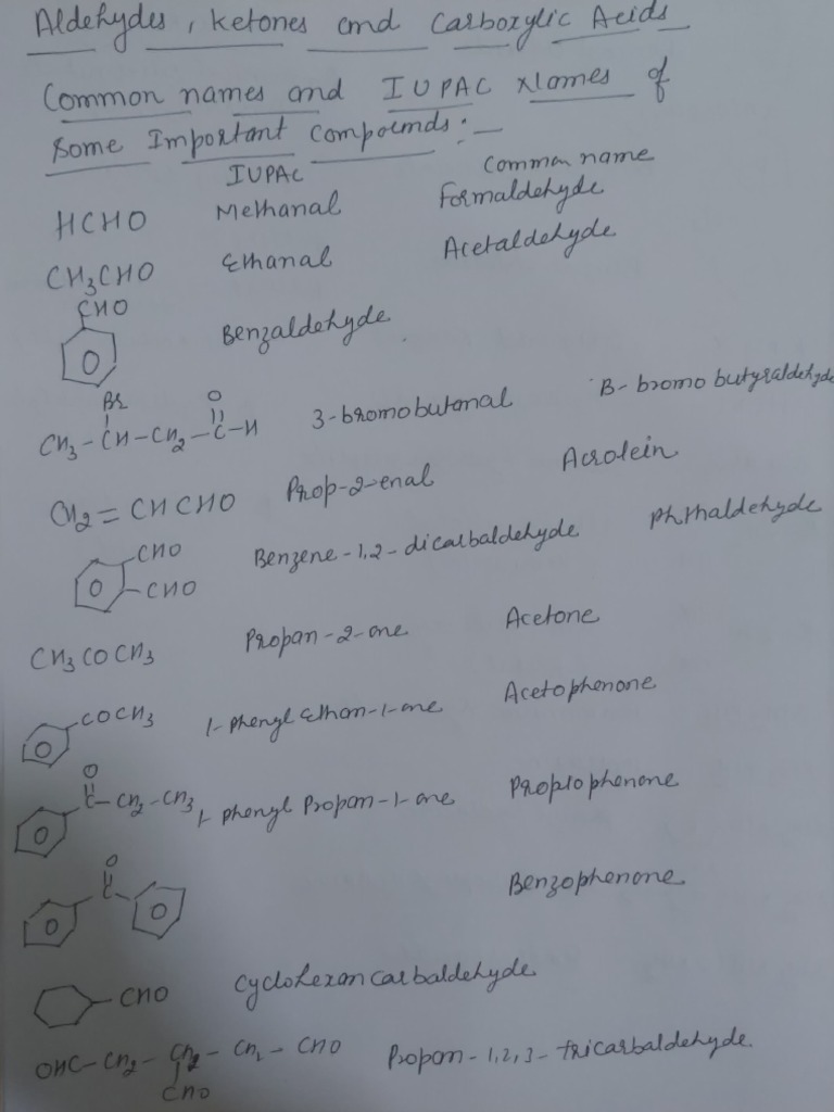 Aldehydes and Ketones | PDF | Aldehyde | Physical Sciences