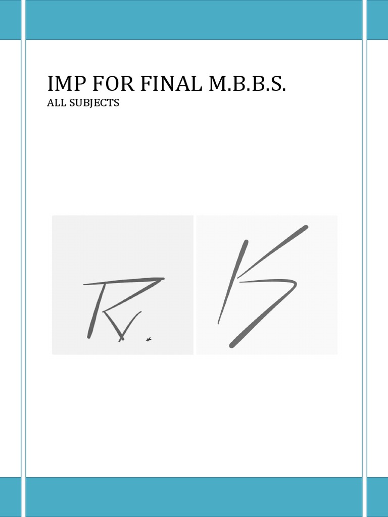 Imp For Final MBBS | Download Free PDF | Medicine | Health Care
