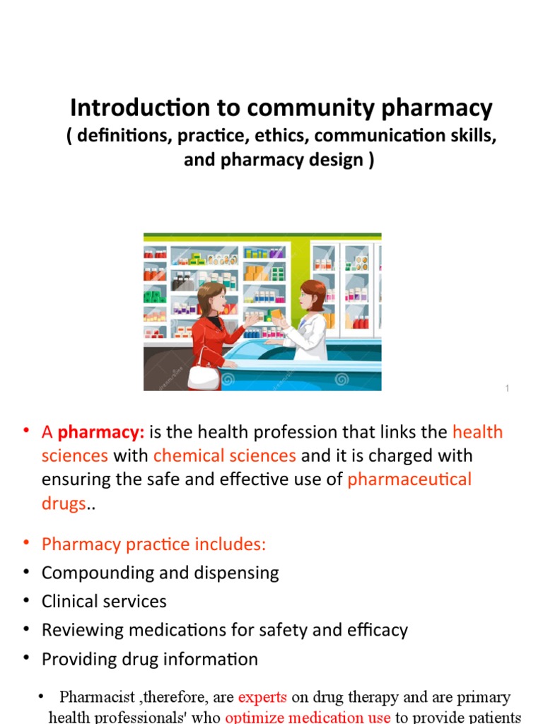 On Community Pharmacy | PDF | Pharmacy | Medicine