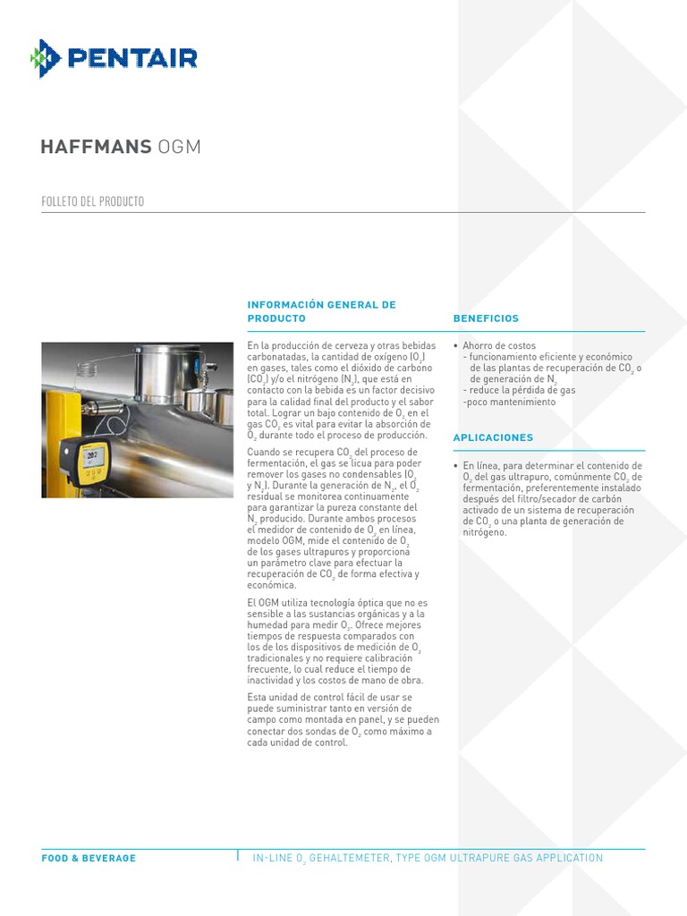 OGM - ULTRAPURO - GAS - Haffmans - Leaflet - SP | PDF | Dióxido de ...
