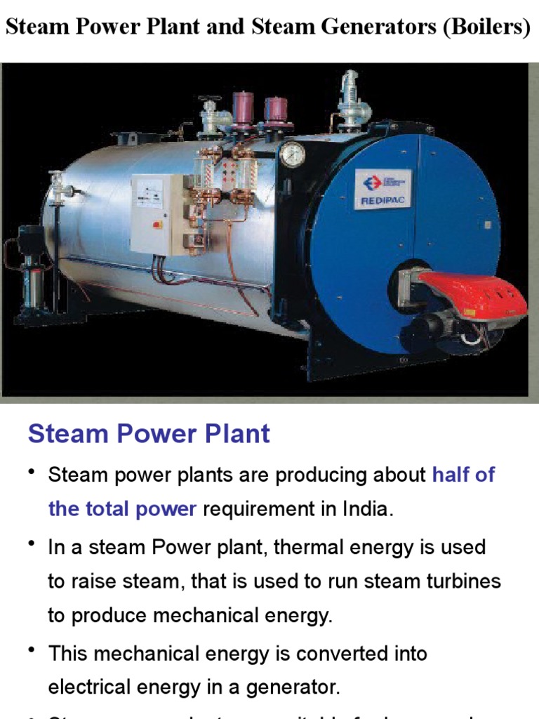 Steam Power Plant and Steam Generators (Boilers) | PDF | Boiler | Petroleum