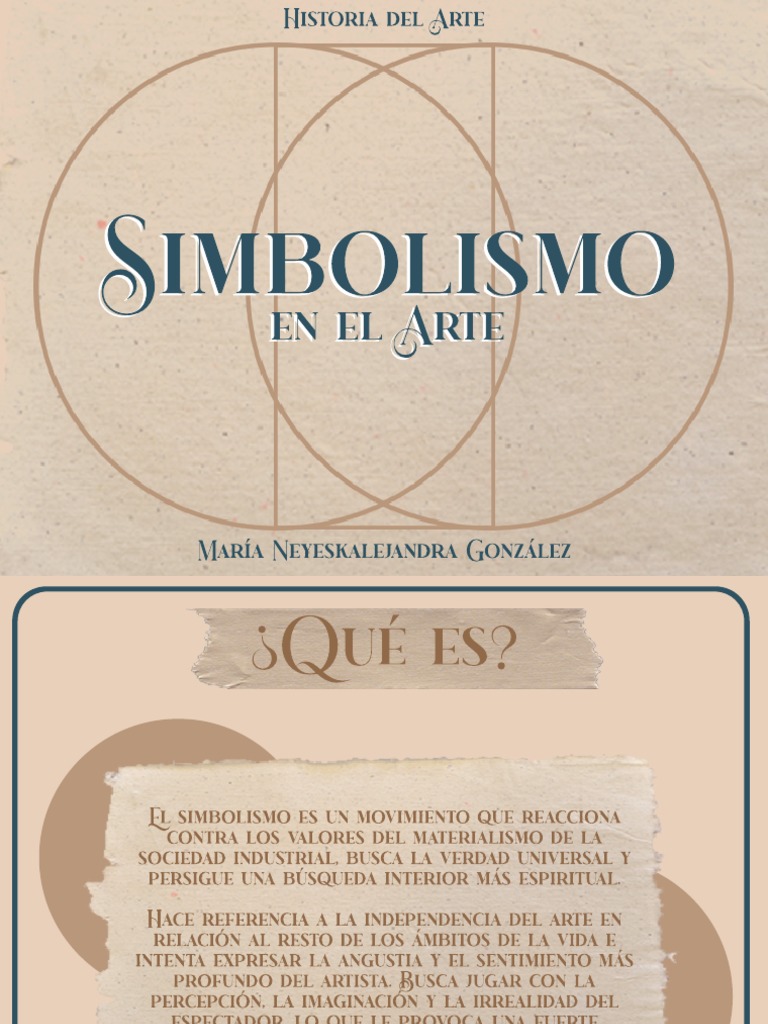 Simbolismo en El Arte | PDF | Estética | Las artes