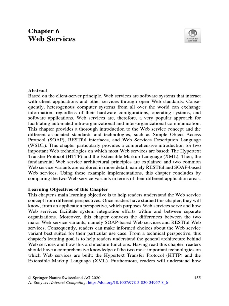 Chapter 2 WebServices | PDF | Xml Schema | Hypertext Transfer Protocol