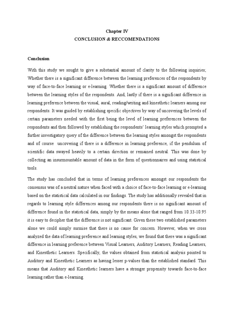 Chapter IV | PDF | Learning | Educational Technology