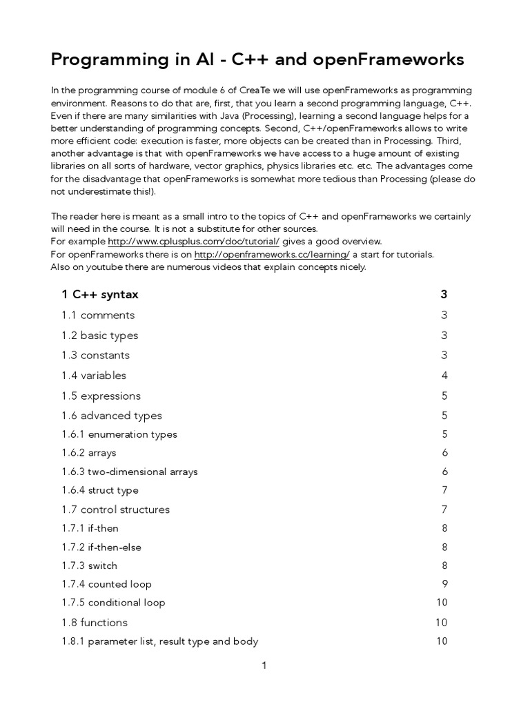 Pai Reader CPP 2018 | PDF | Pointer (Computer Programming) | Parameter (Computer Programming)