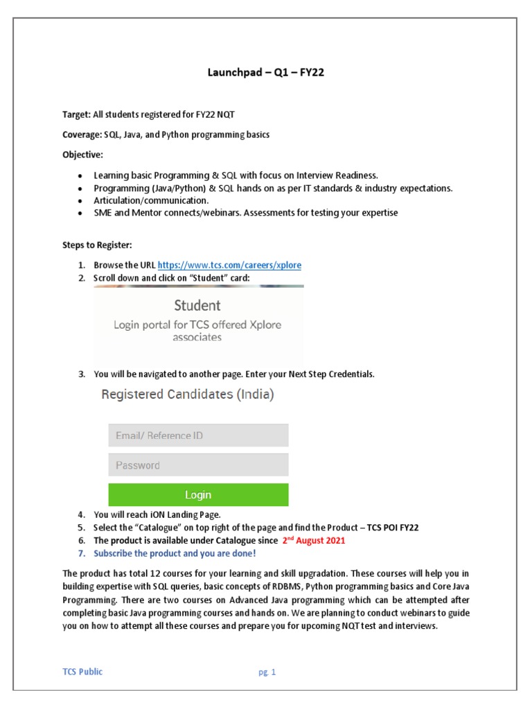 Launchpad – SQL, Java & Python Basics | PDF | Sql | Communication