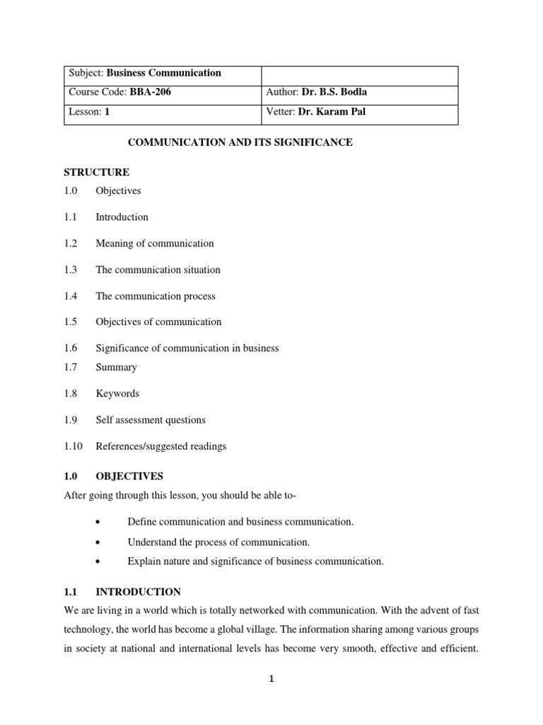 BCOM 206 Business Communication | PDF | Persuasion | Communication
