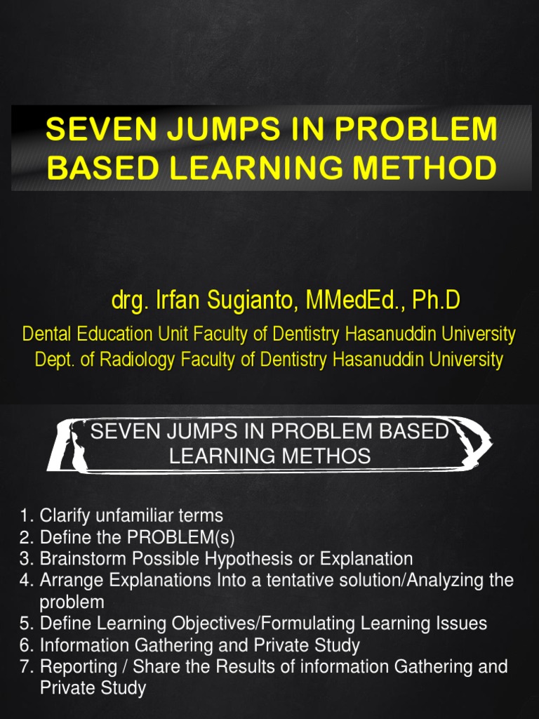 Seven Jumps in Problem Based Learning Method: Drg. Irfan Sugianto ...