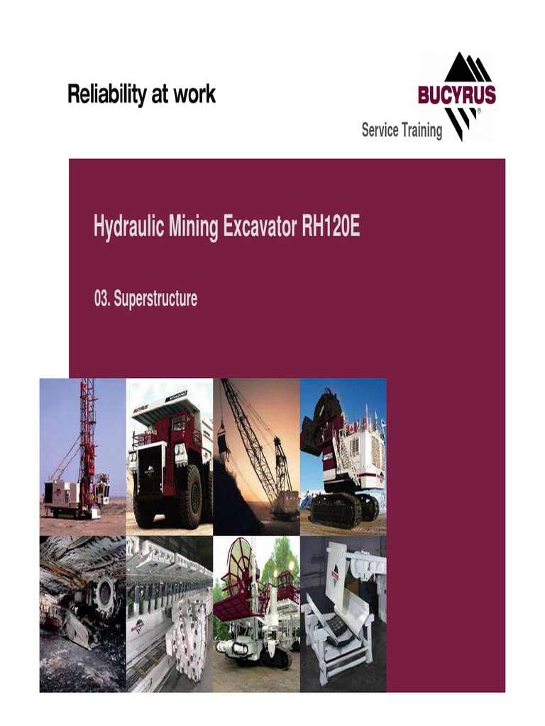 Hydraulic Mining Excavator RH120E: 03. Superstructure | PDF | Truck ...