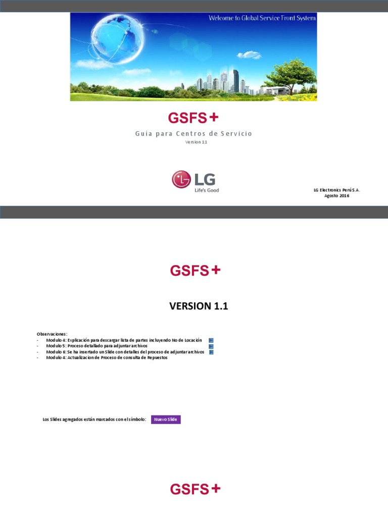 MANUAL GSFS+ (ASC) - TOTAL Version 1.1 | PDF | Informática