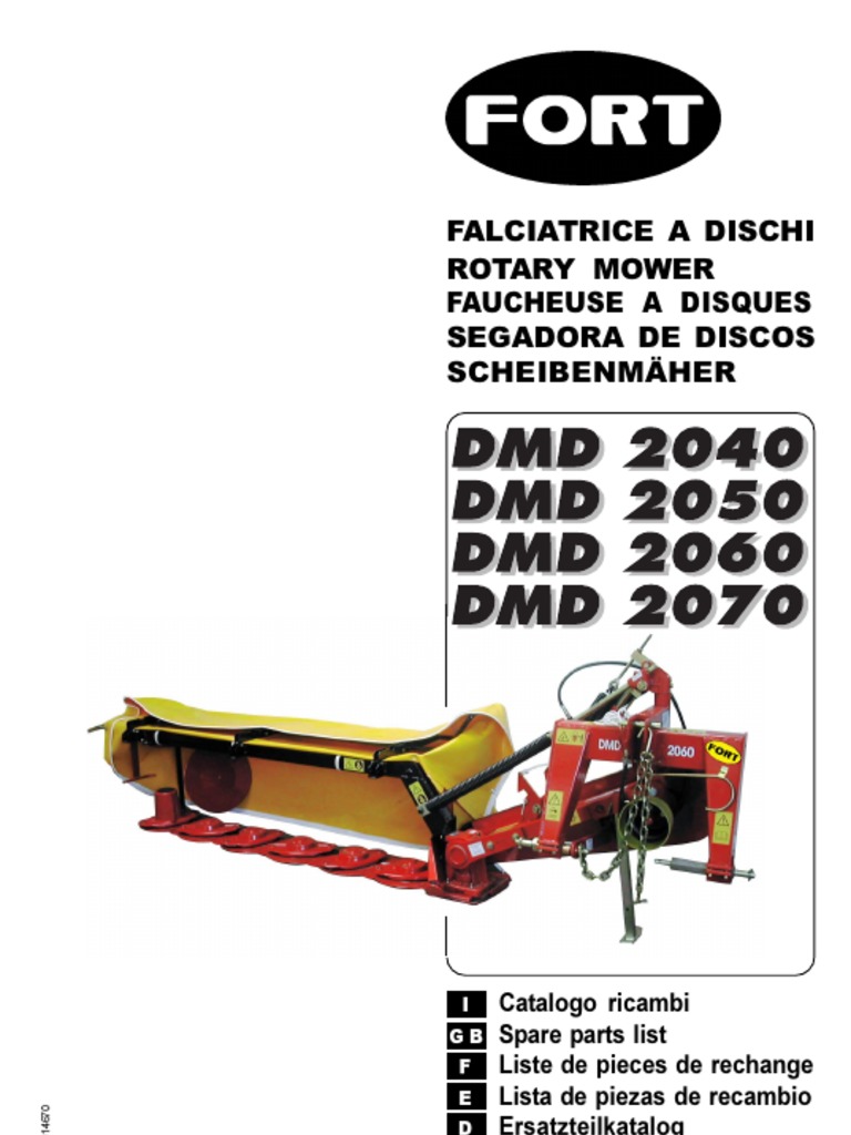 Fort DMD Mower Parts 9-20 | PDF | Machinisme agricole | Machine