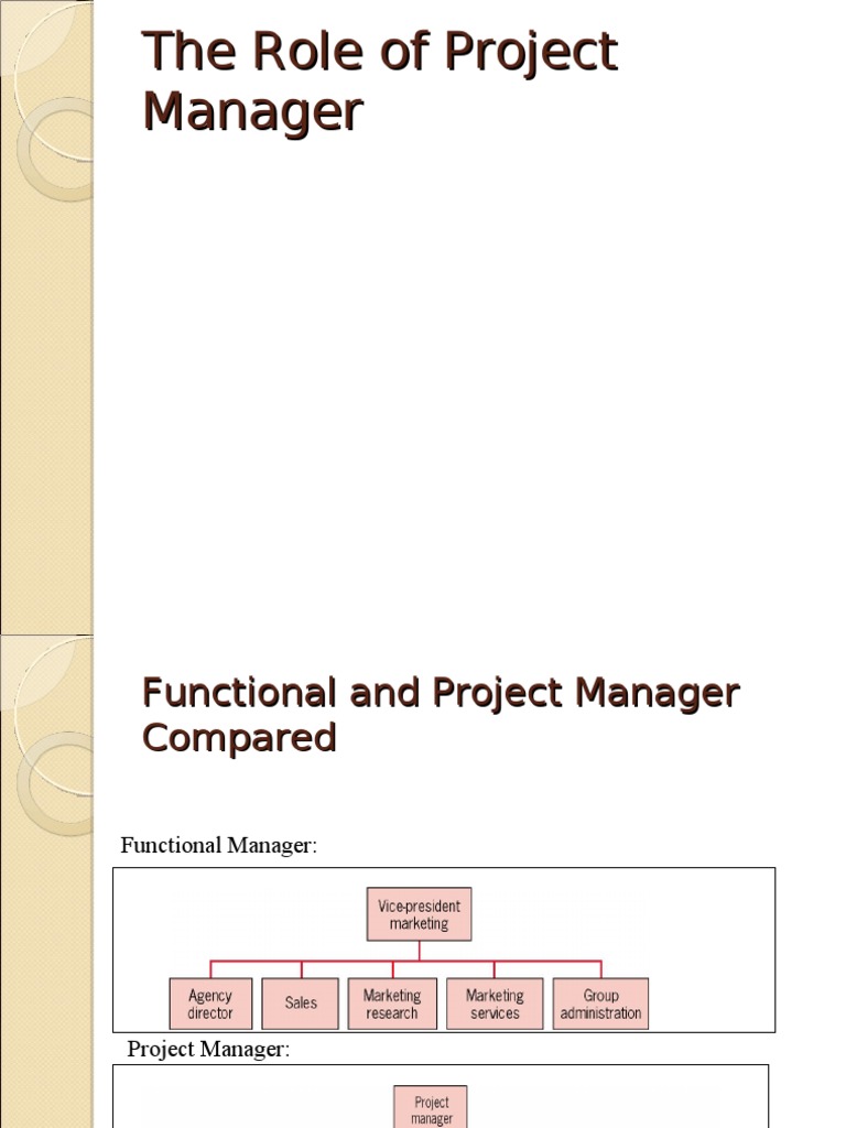Role of Project Manager | PDF | Project Management | Project Manager
