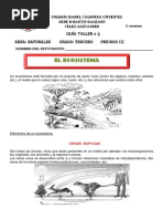 LOS ECOSISTEMAS. Sopa de Letras | PDF