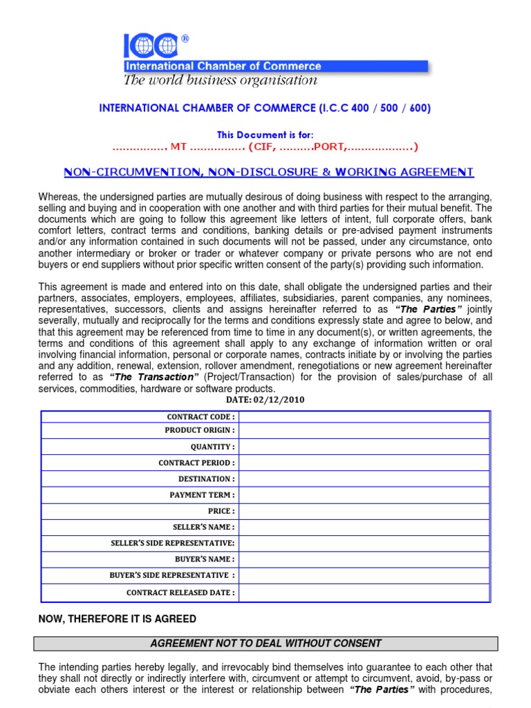 International Chamber of Commerce (I.C.C 400 / 500 / 600) : . MT . (CIF ...