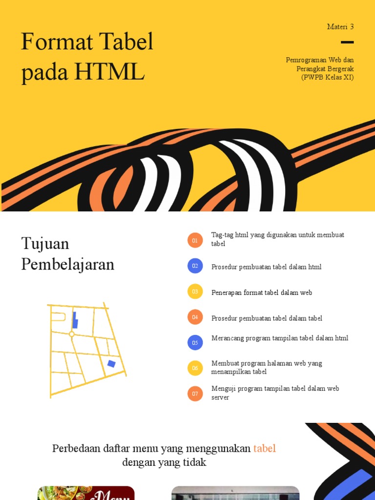 Materi 3 - Format Tabel Pada HTML | PDF