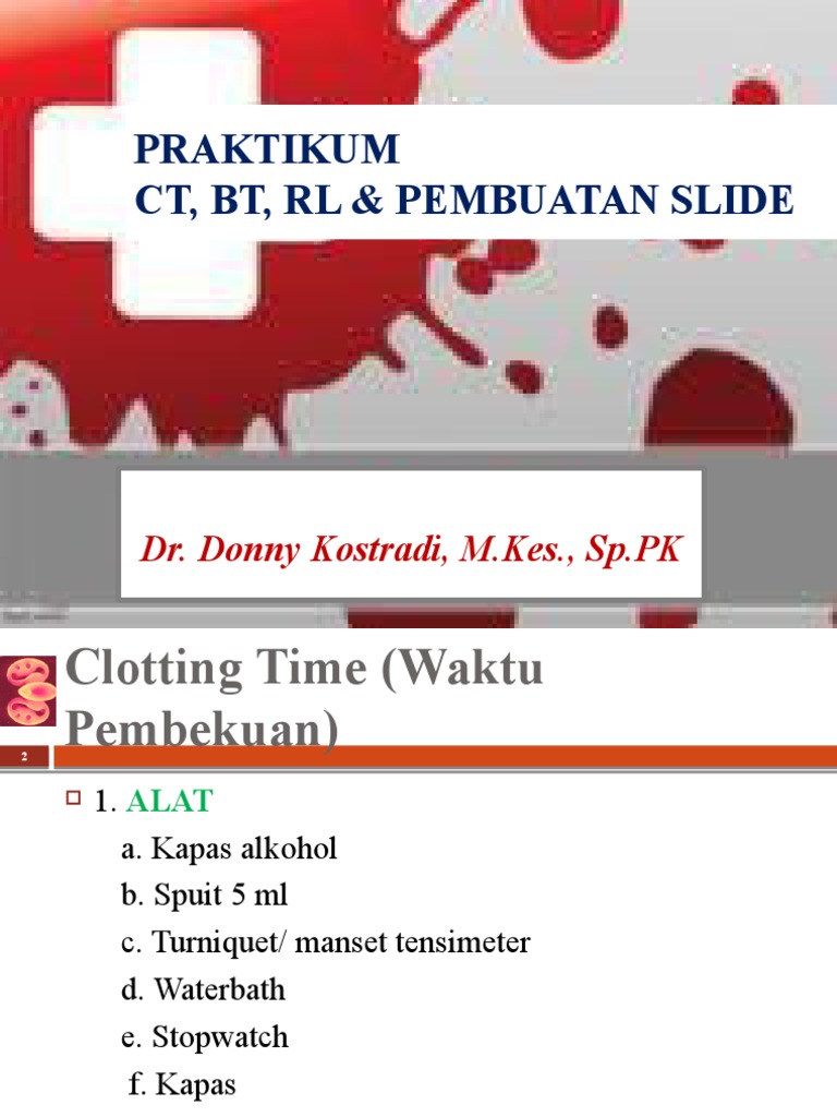 Prakt CT, BT, RL Dan Pembuatan Sllide MDT | PDF