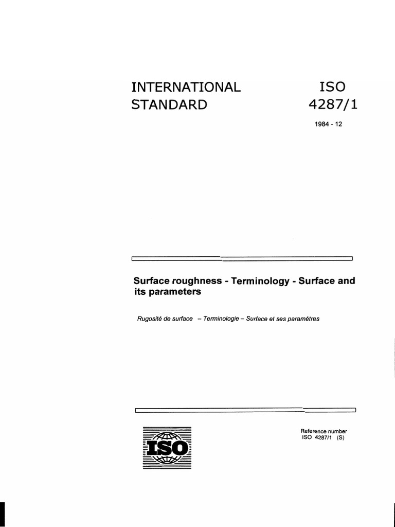 Iso 4287-1 | PDF
