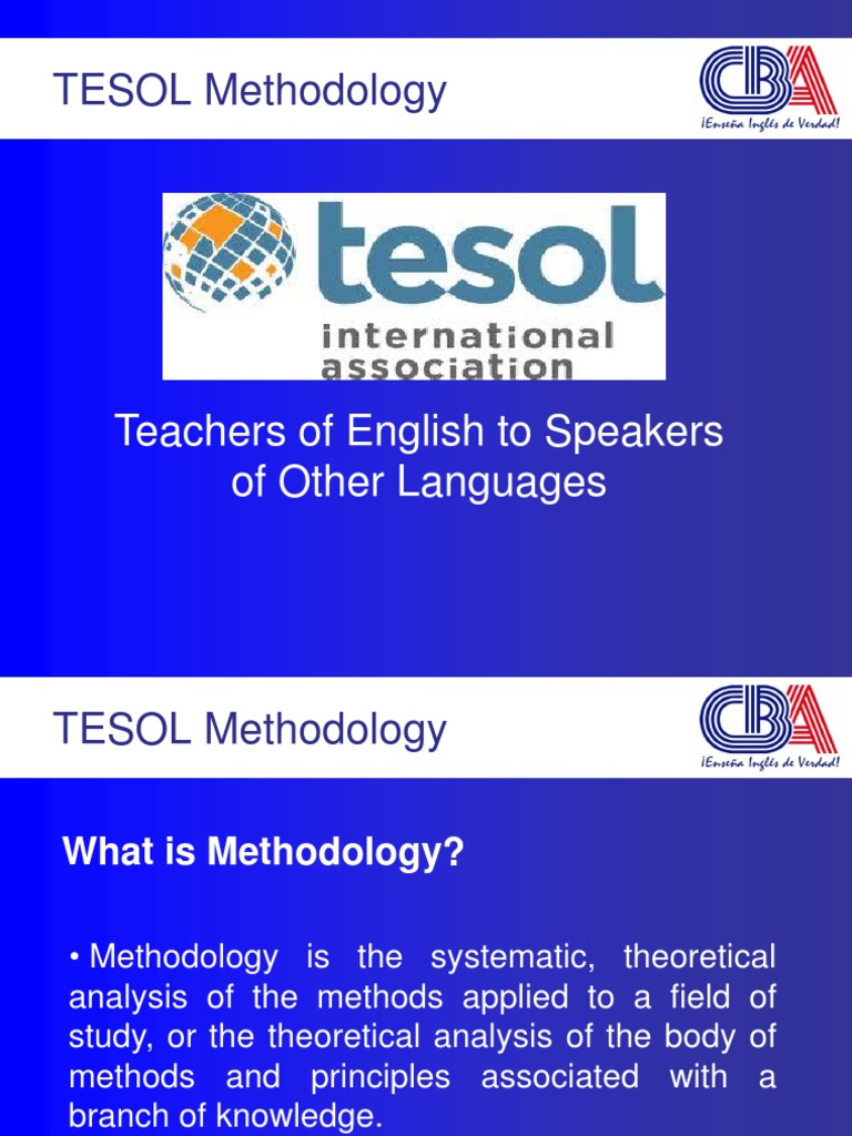 Tesol Methodology | PDF | Constructivism (Philosophy Of Education ...