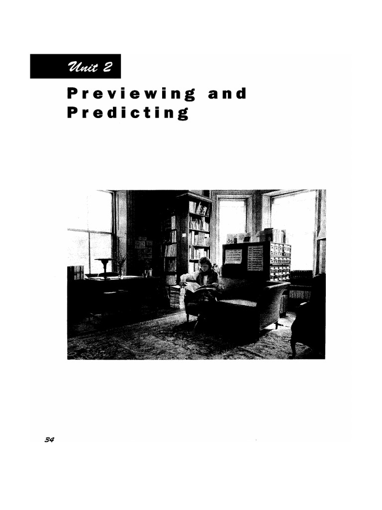 Unit 2 Previewing and Predicting | PDF