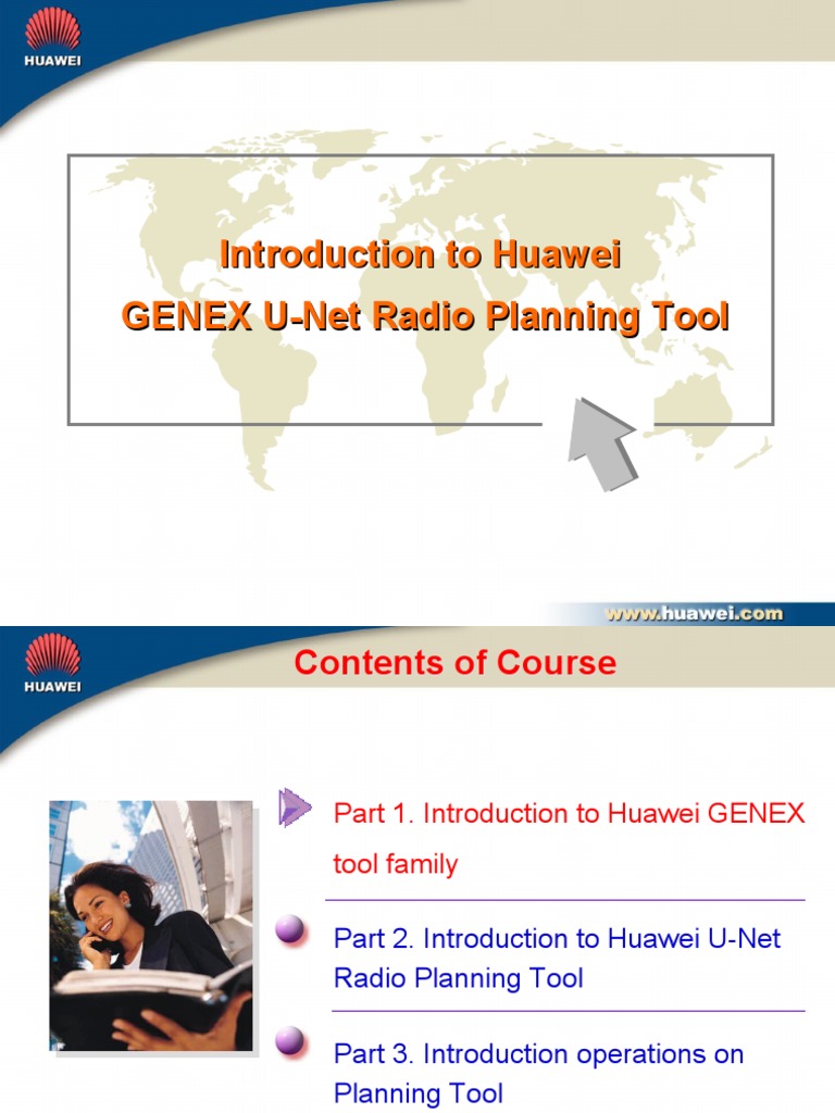 Introduction To Huawei GENEX U-Net Radio Planning Tool | PDF ...