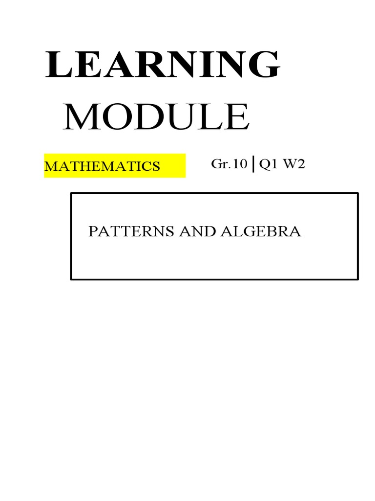 Math 10 Common Difference | PDF | Mathematics | Sequence
