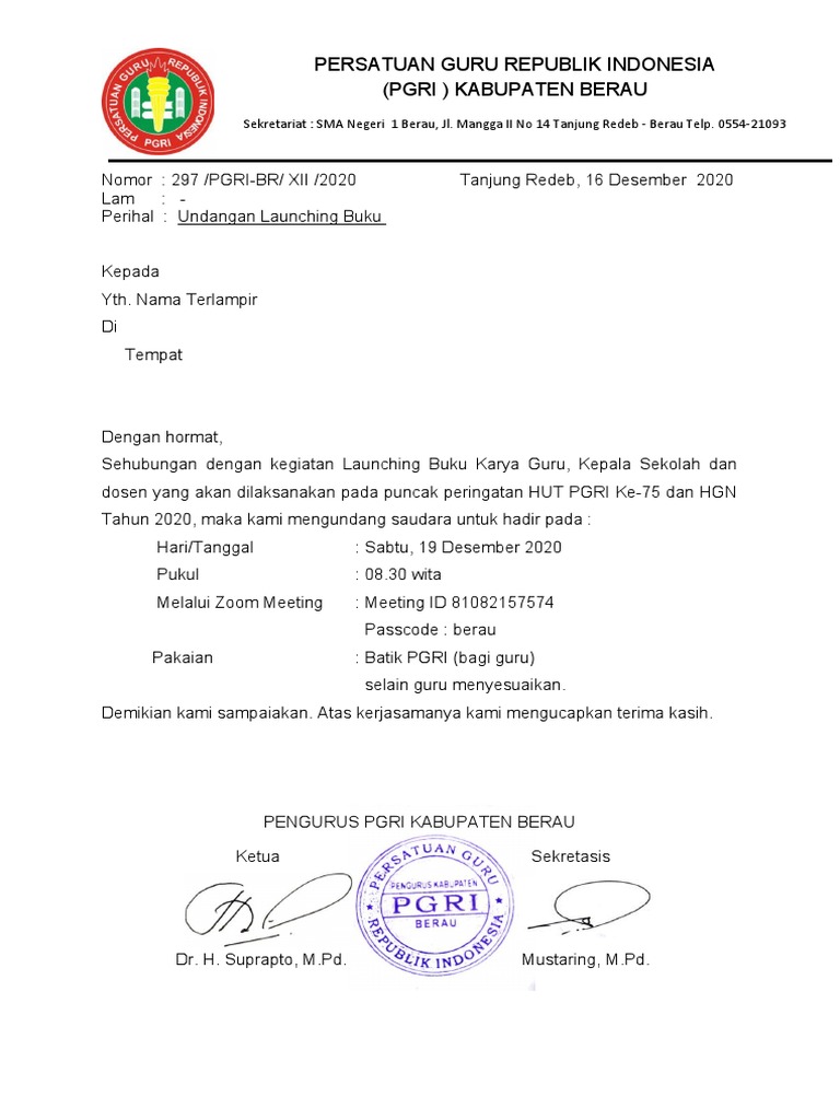 Undangan - Launching Ok | PDF