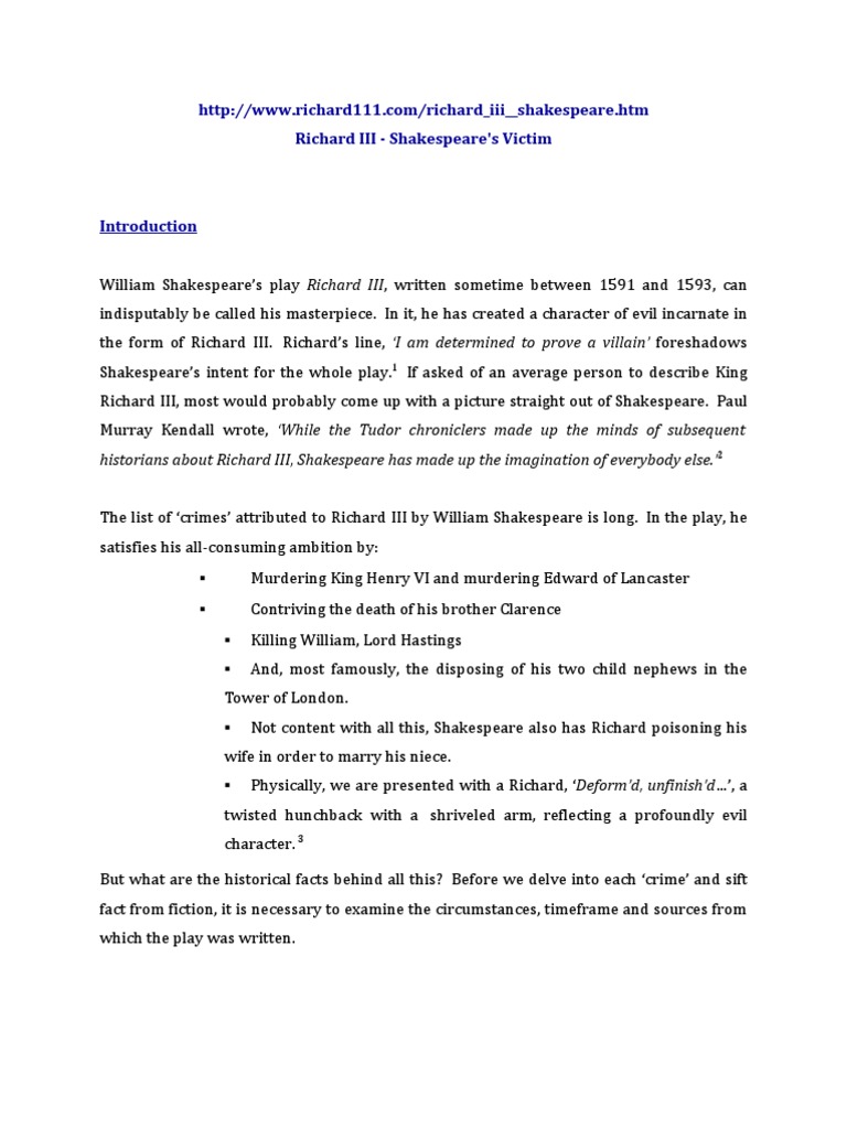 Richard III | PDF | Richard Iii Of England | House Of York