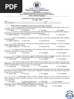 English 7: Summative Test No. 4 Lesson 7 & 8 Linear and Non - Linear ...