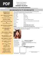 Barangay Clearance Sample | PDF | Taxes | Philippines