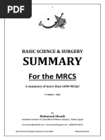 MRCS Practice Paper (Pastest) PDF | PDF
