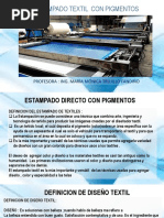 Estampación Textil: Métodos y Proceso | PDF | Textiles