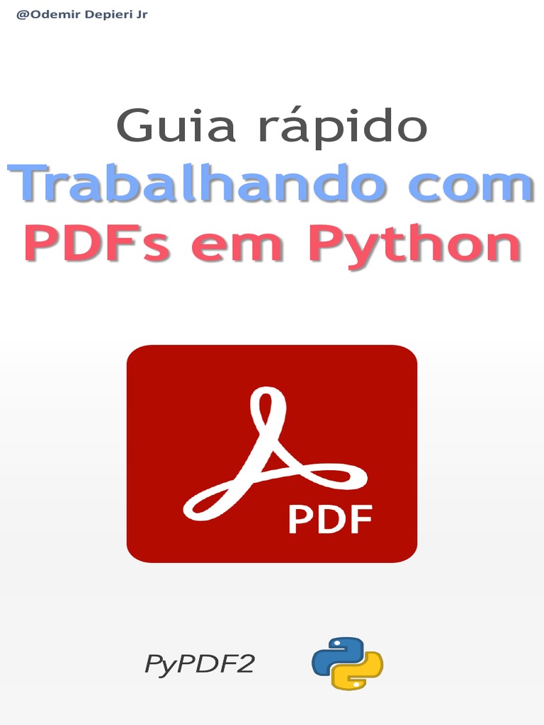 Guia Sobre Trabalhar Com PDFs Python | PDF | Python (linguagem de ...
