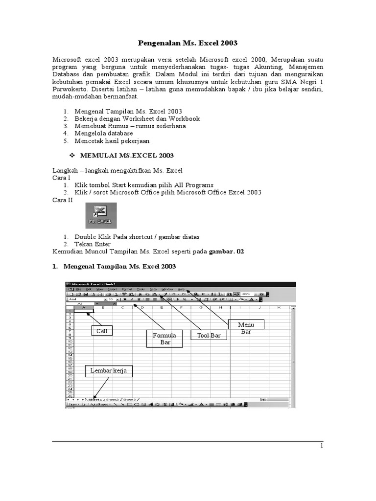 Modul Excel | PDF
