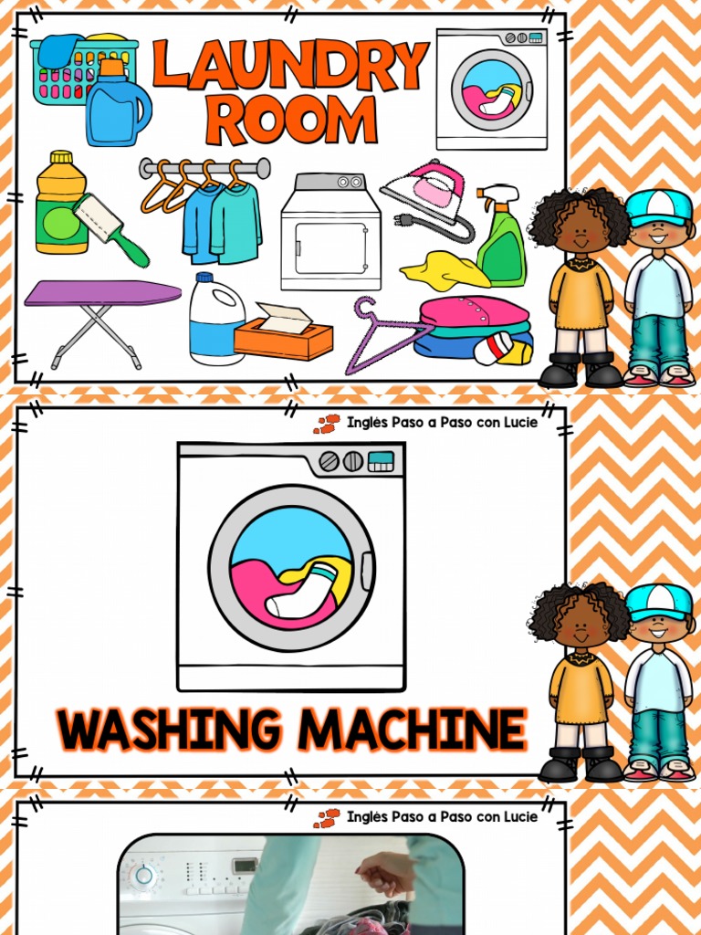 Cosas de Lavado de Ropa en Ingles y Espanol | PDF | Hogar, jardinería y ...