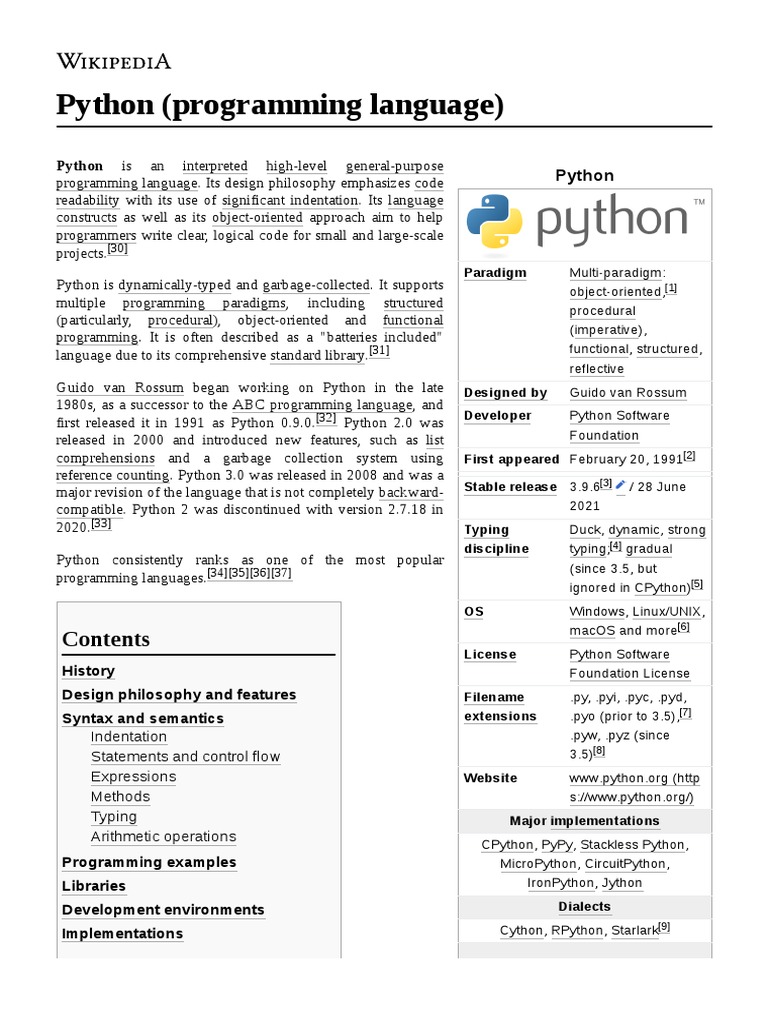 Python Programming Language Pdf Python Programming Language Rounding
