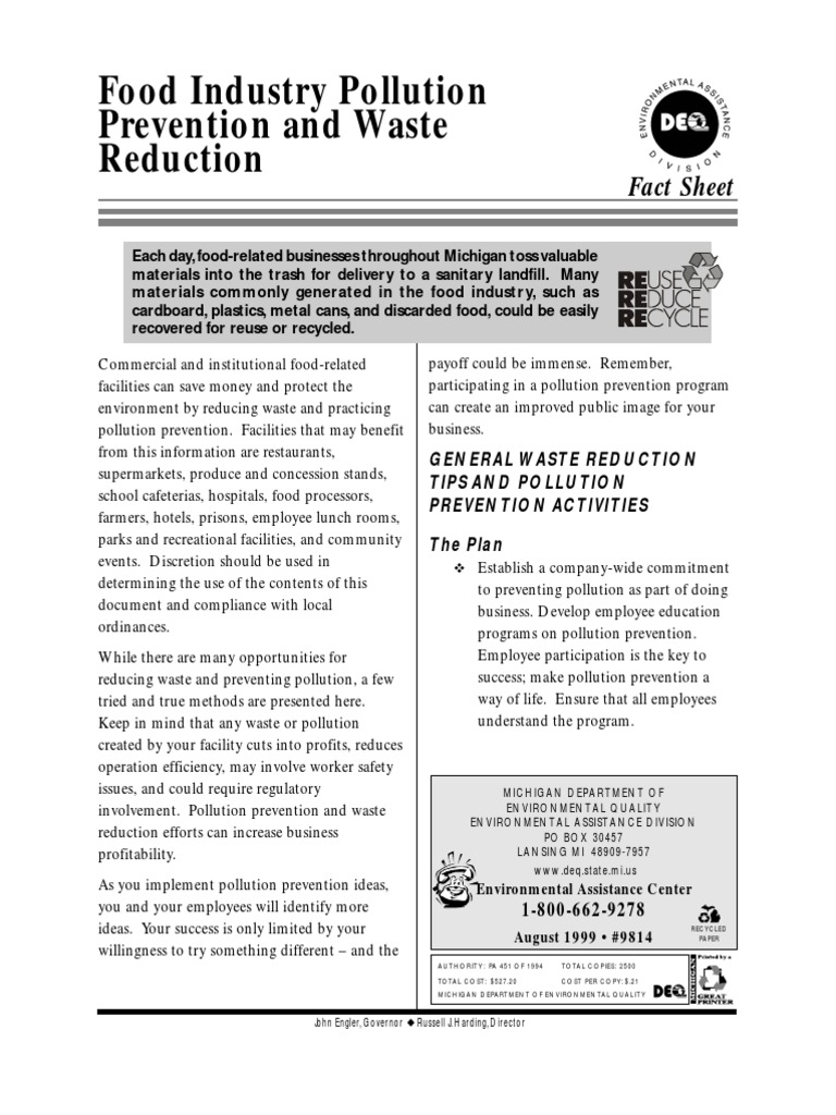 General Waste Reduction Tips | PDF | Storm Drain | Recycling