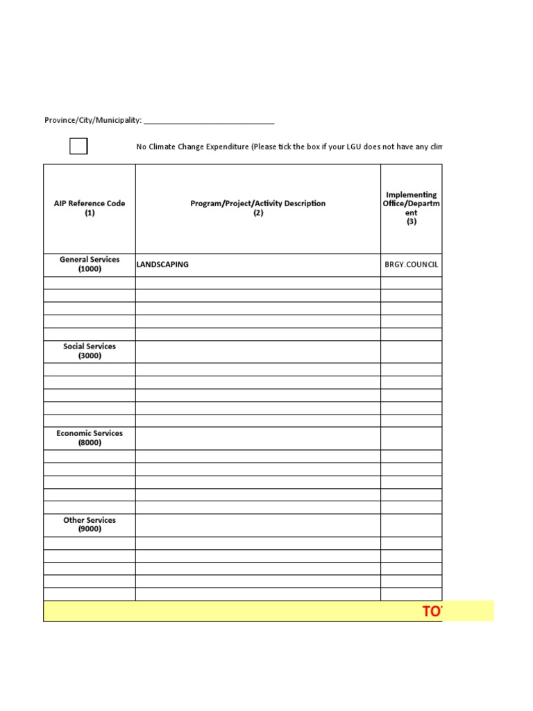 Revised AIP Form - Excel Template | Download Free PDF | Economies