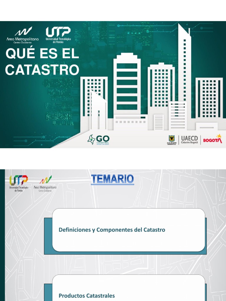 Definición y Funciones del Catastro | PDF | Ciencia y matemáticas