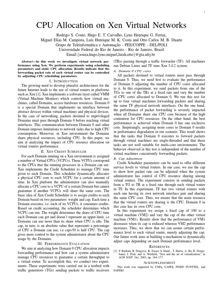 SFC10 | PDF | Scheduling (Computing) | Multi Core Processor