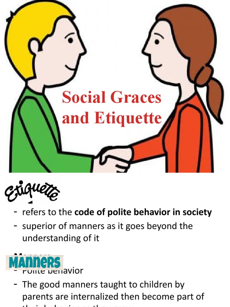 Chapter 4 - Social Graces | PDF | Etiquette | Telephone