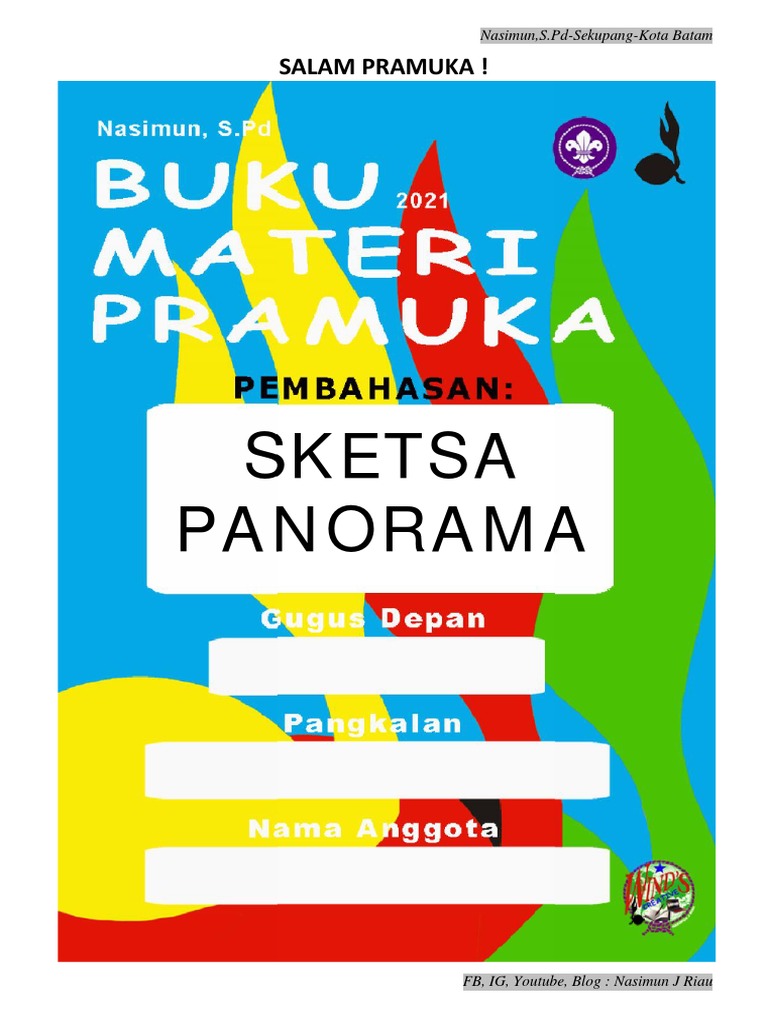 Panduan Sketsa Panorama Pramuka | PDF | Griya & Taman