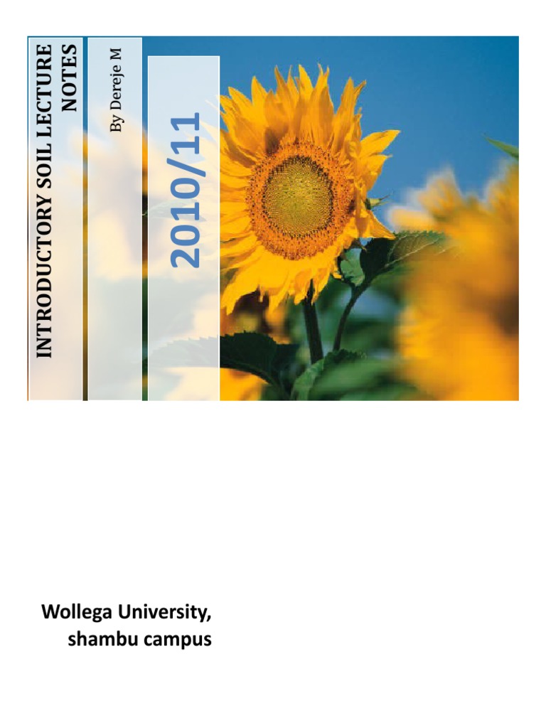 Wollega University, Shambu Campus | PDF | Rock (Geology) | Soil