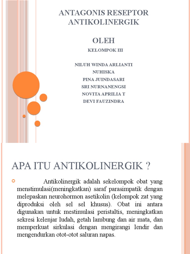 Antikolinergik-1 | PDF