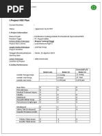 Format Laporan Triwulan K3L P2K3 Ke Disnaker Setempat | PDF