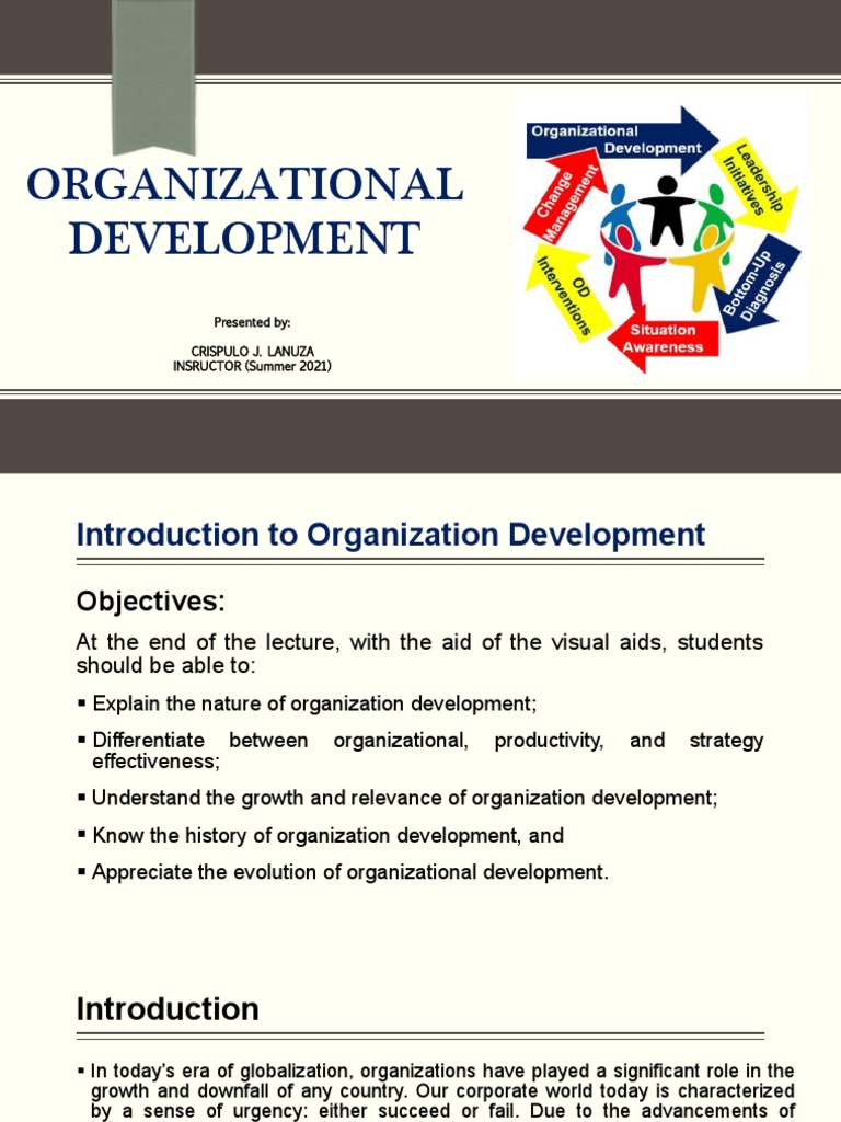 Introduction to Organizational Development | PDF | Organization ...